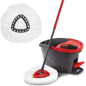 Established Home India First Easy Wring MicroFiber Spin Foot Pedal ...