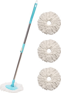 Ultimate Spin Mop-Rod Set|Wet & Dry Cleaning Mop|Mops Pocha 3 ...