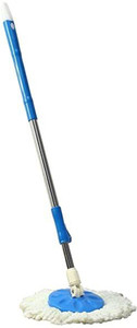 TOPREDO 360° Rotate Mop Rod | Plastic and Steel Handle | with & 1 Super ...