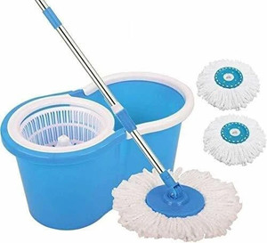RIO PORT 360° Spin Floor Cleaning Easy Advance Tech Bucket PVC Mop Mop ...