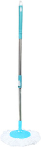 Pranay's Kleanup Eco Spin Mop-Rod Stick, Mop Head And 1 Refill - Wet ...