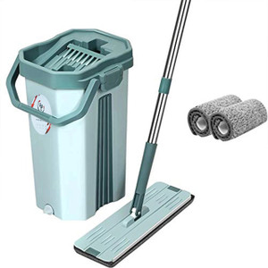 UPC Microfiber Bucket 360? Flexible Head|Floor Cleaning Pocha Flat Mop ...