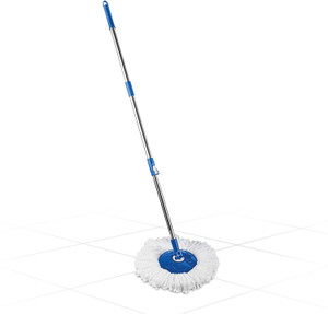 GALA Spin Mop Extendable Handle/Stick Rod with Microfiber Refill Mop ...