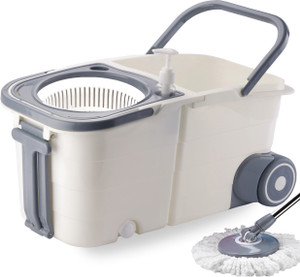 V-MOP Premium Double Twin Bucket Wheel Mop Set (( 6 Months Warranty on ...