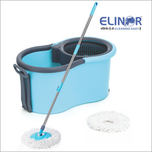 ELINOR BLUE DELIGHT PLASTIC HANDLE MOP SET Mop Set Price in India - Buy ...