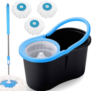 V-MOP Classic Magic Dry Bucket Mop - 360 Degree Self Spin Wringing With ...