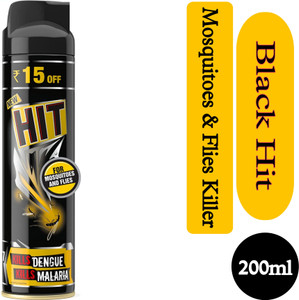 Hit Black Mosquito & Fly Killer Spray @# 200ml 1 Mosquito Coil Price in ...