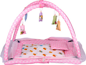 ANIXA Cotton Kids Washable Baby Mosquito Net Newborn Play Activity Gym ...