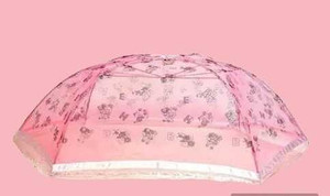 ZIMBLE Nylon Kids Washable pink Umbrella Mosquito Net for kids Baby ...