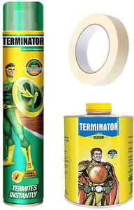 Terminator Eco-Friendly Termite & Borer Control 320ml Spray + 250ml ...