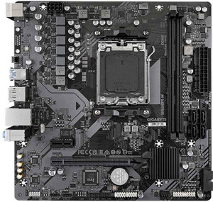 GIGABYTE B650M H AMD Socket AM5 Supports AMD Ryzen™ 7000/ Ryzen™ 8000 ...