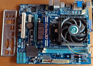 Dtech Gigabyte GA-880GM-D2H With AMD FX 4100 Processor Motherboard ...