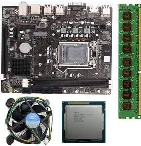ZEBRONICS H61-i3-4gb Pfan LGA 1155Socket ATX Intel H61 Chipset DDR3 ...