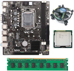 ZEBRONICS H61-i5-4GB-M2NVP LGA 1155Socket ATX Intel H61 Chipset DDR3 ...
