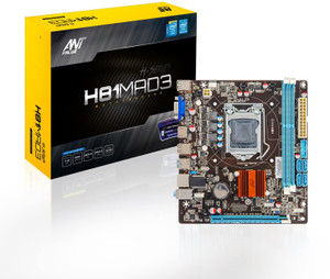 Ant Value H81MAD3 LGA 1150Socket Micro-ATX Intel H81 Express Chipset ...