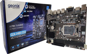 GEONIX GX- H61 D3 LGA1151Socket ATX Intel H61 Chipset DDR3 Motherboard ...