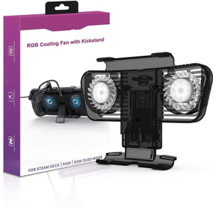 HG WORLD JYS RGB Cooling Fan With Stand For Valve Steam Deck / Nintendo ...