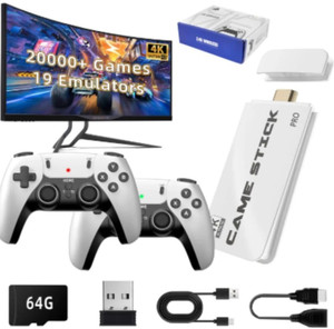 SHOP PLUS Wireless Video Games for 2Player Tv Gaming, Retro Gaming ...