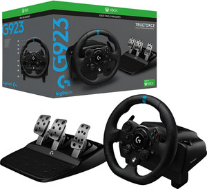 Logitech G923 Racing Wheel | Pedals | Dual Clutch | TRUEFORCE Force ...