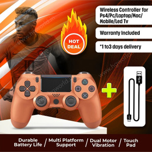 HG WORLD Ps4 Dualshock 4 Joystick Wireless Controller Black for PS4 ...