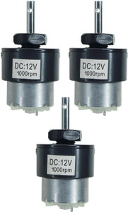 shockley 1000 RPM 12V Dc Gear Motor Low Noise Centre Shaft Motor for ...
