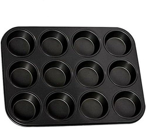 Shoppers Hub PNQ Aluminium Cupcake/Muffin Mould 12 Price in India - Buy ...