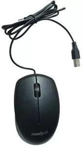 Frontech MS-0017 Wired Optical Mouse Wired Ambidextrous Optical Mouse ...