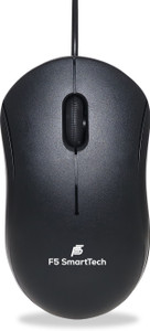 F5 SmartTech Comfort Wired Ambidextrous Optical Mouse - F5 SmartTech ...