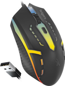 FINGERS BlazingHit With Breathing RGB Lights Wired Ambidextrous Optical ...