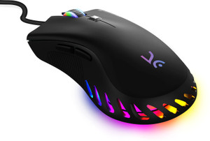 Kreo Falcon Wired Gaming Mouse, Pixart Sensor, RGB Mouse, Adjustable ...