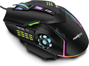 Frontech MS-0050 Wired USB Gaming Mouse |6 Keys |7-Led Color Backlit ...