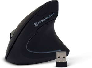 SWISS MILITARY WM01 Wireless Ergonomic Optical Gaming Mouse with ...