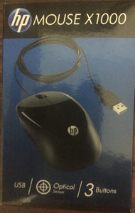 HP X1000 Wired Ambidextrous Optical Gaming Mouse - HP : Flipkart.com