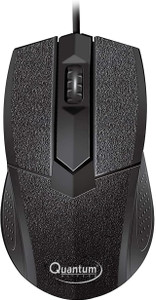 KINGSNATION KN QUANTUM QHM224D Wired Optical Mouse (USB 2.0, Black ...