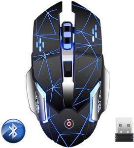 Offbeat Ripjaw Bluetooth 5.1 + 2.4 Ghz Wireless Gaming 7D Buttons Mouse ...