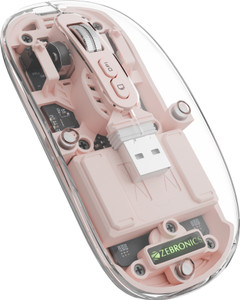 ZEBRONICS Sheer Wireless Ambidextrous Optical Mouse Rechargeable ...