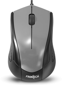 Frontech Wired USB Mouse Stylish Design with 3 Handy Buttons With ...