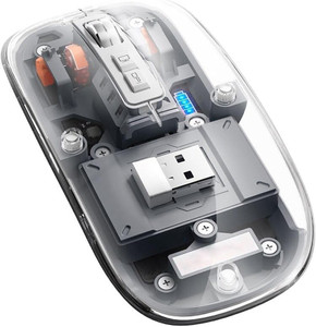 TECPHILE Multi device Bluetooth Wireless Mouse Three Mode (BT1+ BT2+ 2 ...