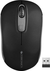ZEBRONICS Dash Pro Wireless Ambidextrous Optical Mouse Wireless Mouse ...