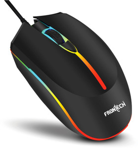 Frontech Wired USB Mouse with 3 Handy Buttons 1200 DPI MS-0068 Wired ...