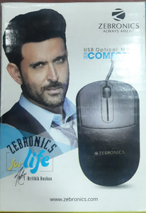 Zebr ZEB-comfort+ Wired Ambidextrous Optical Mouse - Zebr : Flipkart.com