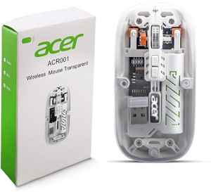 Acer Transparent Rechargeable Bluetooth Wireless Ambidextrous Optical ...