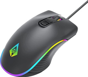 Archer Tech Lab Recurve 200 Wired Ambidextrous Optical Gaming Mouse ...