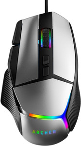 Archer Tech Lab Recurve 800 Wired Ambidextrous Optical Gaming Mouse ...