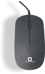 Quantron QMU-535 USB Wired Mouse, ABS Plastic Material, DPI 1000, 1 ...