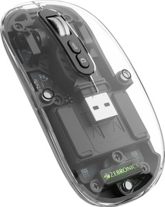 ZEBRONICS Sheer Wireless Ambidextrous Optical Mouse Rechargeable ...