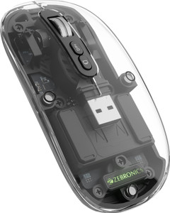 ZEBRONICS Sheer Wireless Ambidextrous Optical Mouse Rechargeable ...