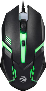 ZEBRONICS Zeb- Uzi Wired Ambidextrous Optical Gaming Mouse - ZEBRONICS ...
