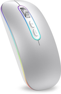 MARS Wireless Bluetooth Rechargeable Mouse,Portable Lightweight ...