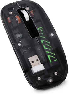 STRIFF NEO-BLA Transparent Wireless and Bluetooth Rechargeable Mouse ...